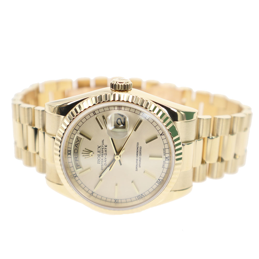 質屋かんてい局オンラインショップ / ROLEX【ロレックス】 118238 デイデイト K番 メンズ 自動巻き K18YG イエローゴールド ...
