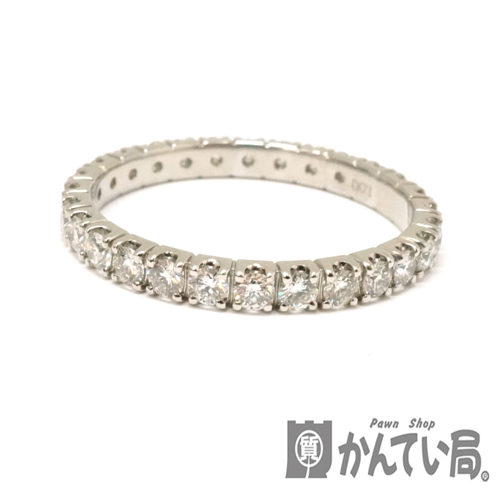 質屋かんてい局オンラインショップ / デザインリング Pt950 D1.00ct プラチナ ダイヤモンド フルダイヤ エタニティ 約16.5号 指輪 アクセサリー ジュエリー 新品仕上げ ...