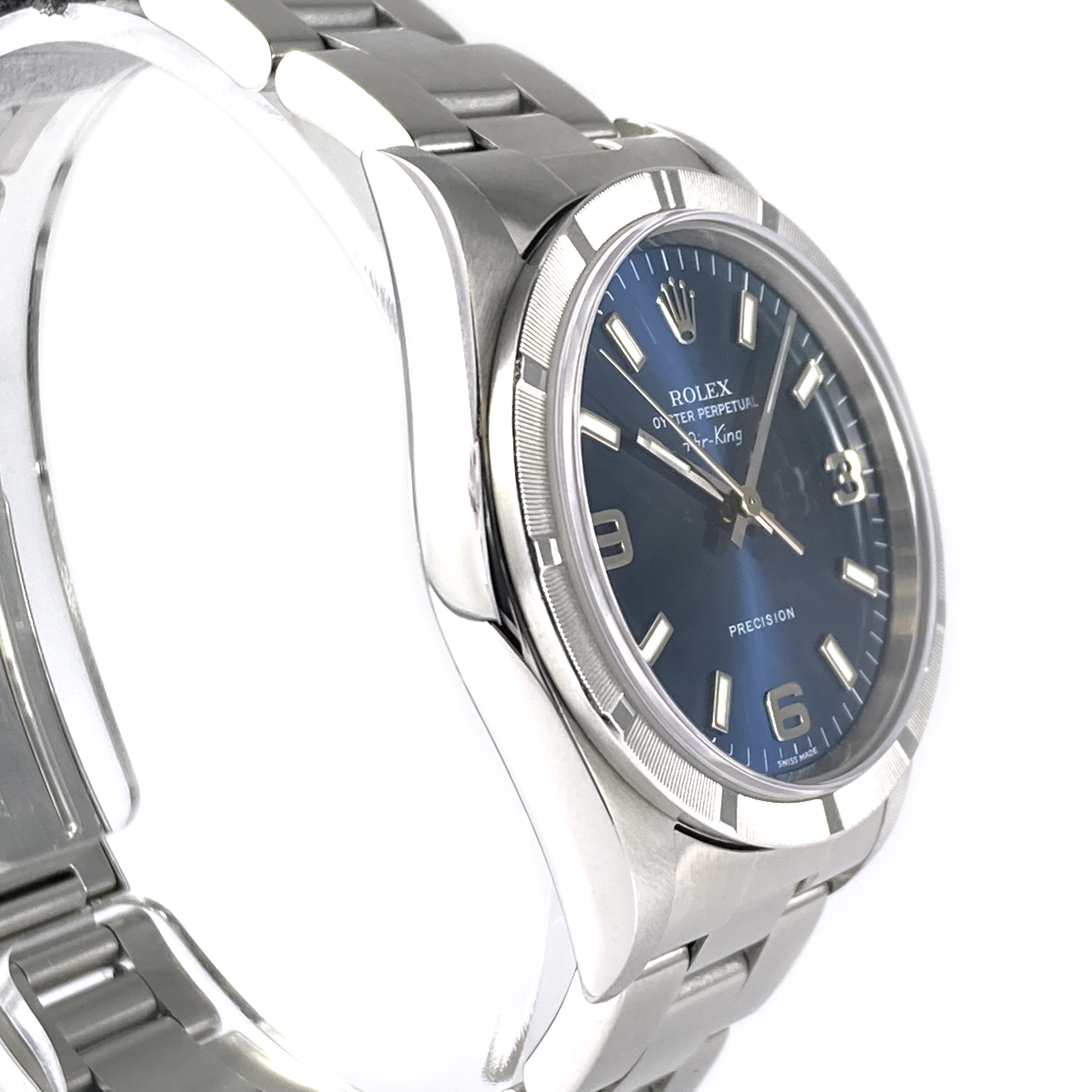 質屋かんてい局オンラインショップ / ロレックス Rolex 14010M エアキング ブルー 【中古】