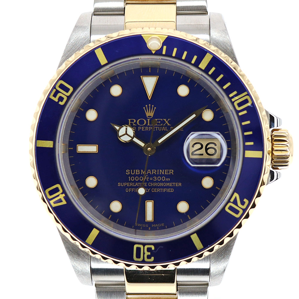 質屋かんてい局オンラインショップ / 春日井店 ロレックス Rolex 16613 サブマリーナーデイト ブルー【中古】
